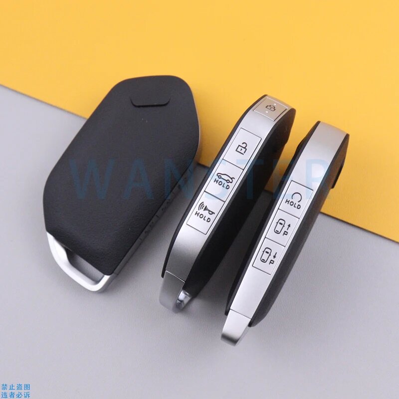 4 5 6 7 8-кнопочный автомобильный брелок для ключей, корпус для Kia EV9 Picanto Carnival Seltos K5 KA4 Sorento Morning EV3 MQ4 K8 RIO Carens black- G shell