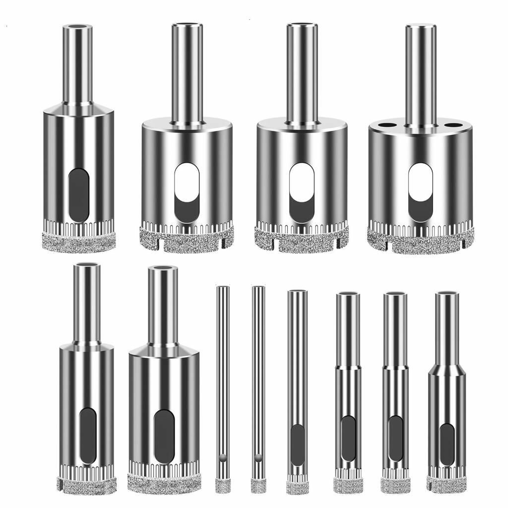 12-предметный набор алмазных стеклорезов