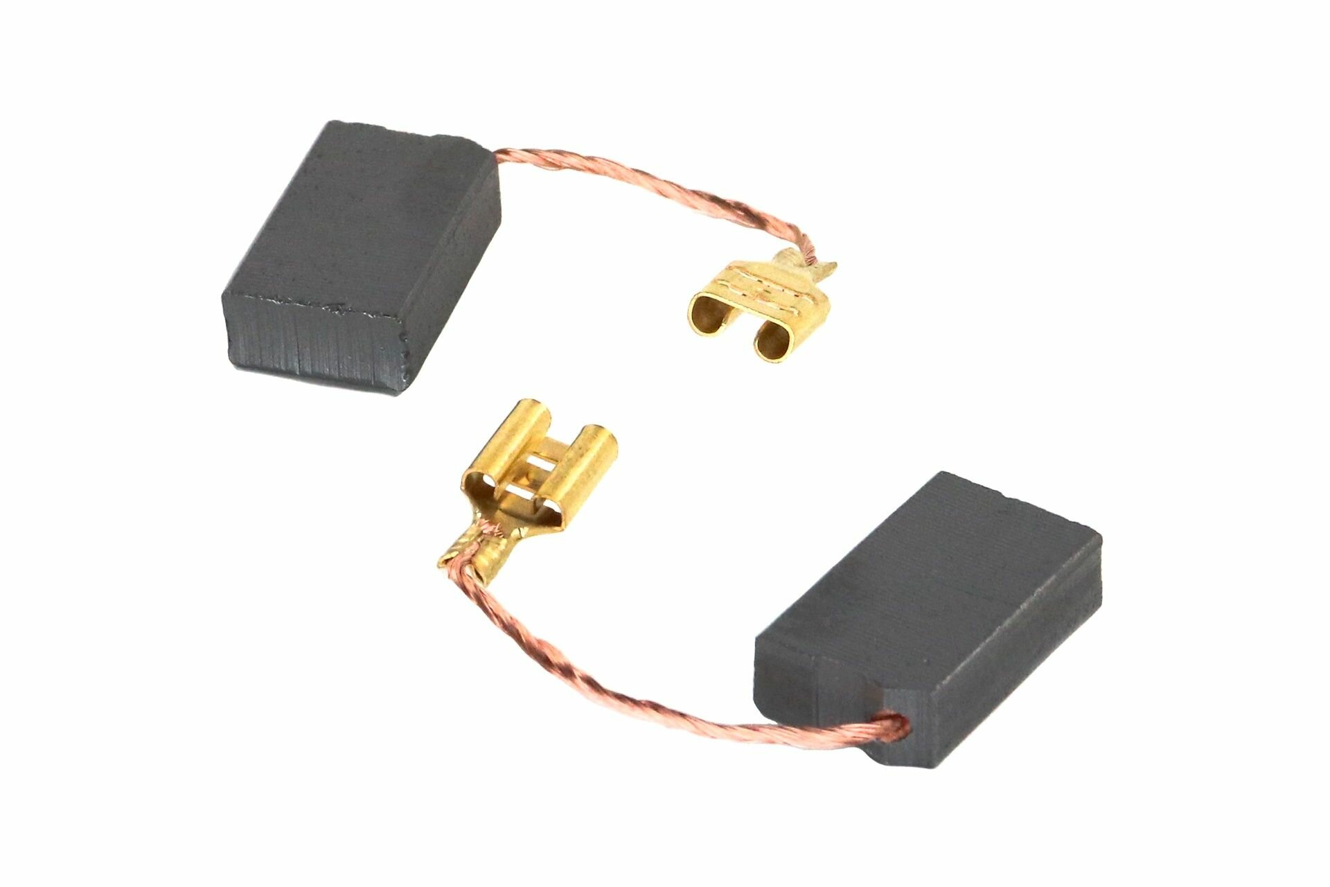 Щетки (№572) Интерскол (6,3х12,5х20) ЭП ПЦ-400УШМ-230МА Поводок, клемма-мама большая