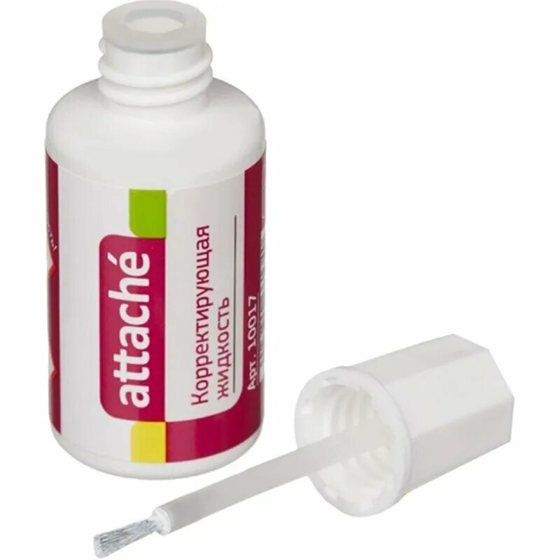 Корректирующая жидкость (штрих) Attache быстросохнущая 20 мл, 1 штука, 10017