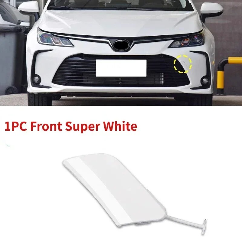 Передний и задний бампер автомобиля, крышка фаркопа, нижняя решетка, крышка, крышка прицепа, корпус для Toyota Corolla Sedan 2019 2020 2021 Front Super White