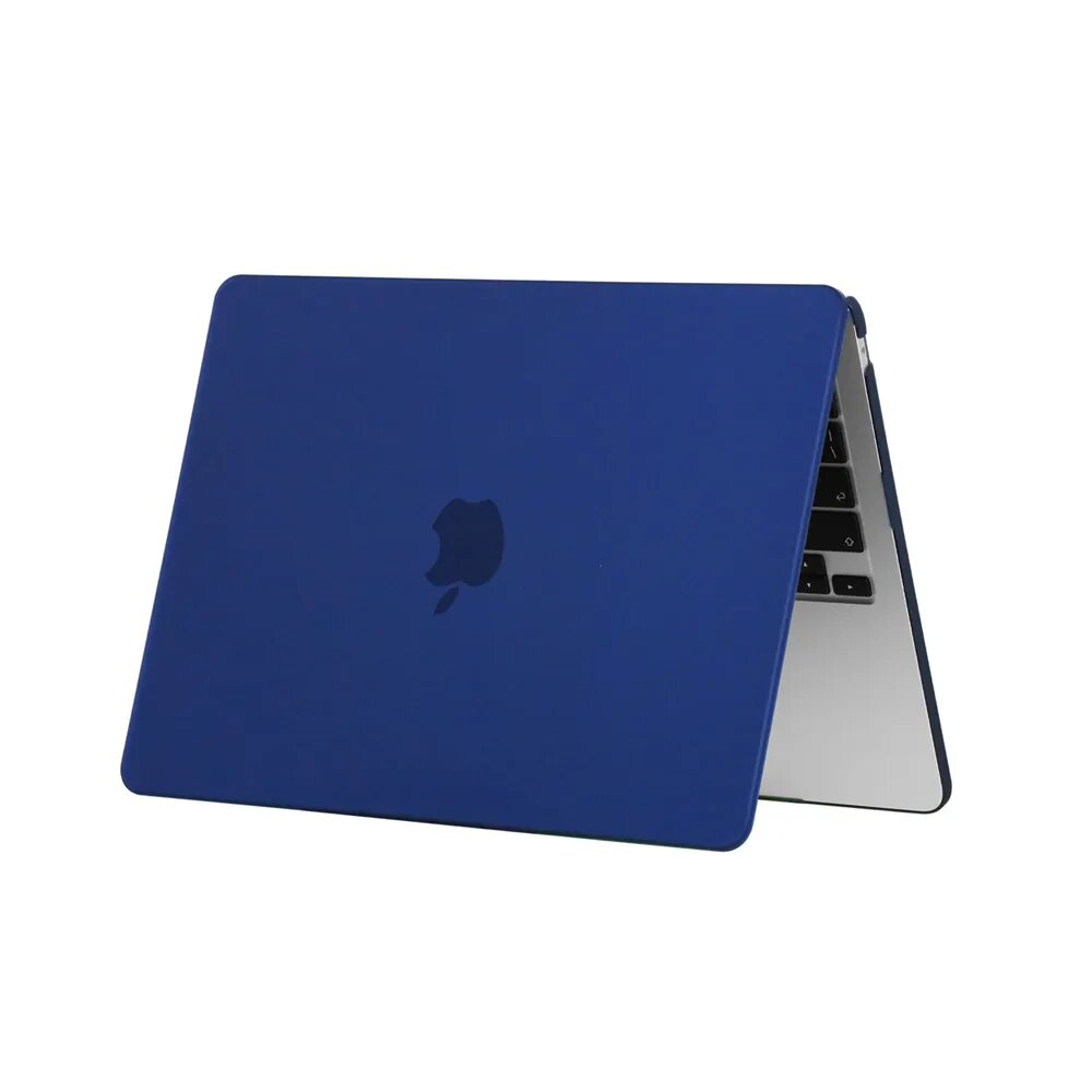 Чехол для ноутбука EGYAL для MacBook Air/Pro 13-16 Темно-синий, Air 13 M2 M3 M4 M5, Matte Peony blue