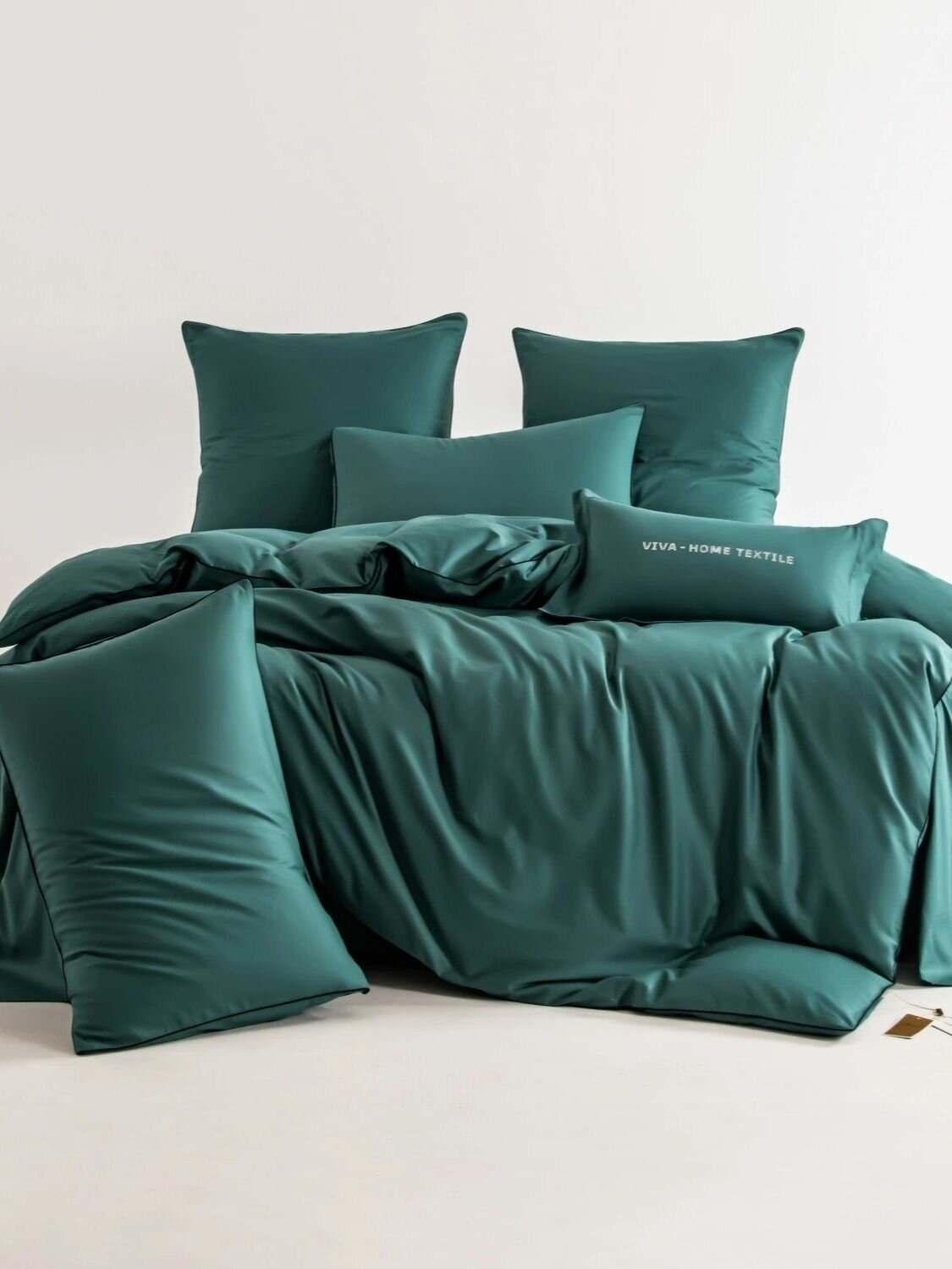 Комплект постельного белья Однотонный Сатин Элитный