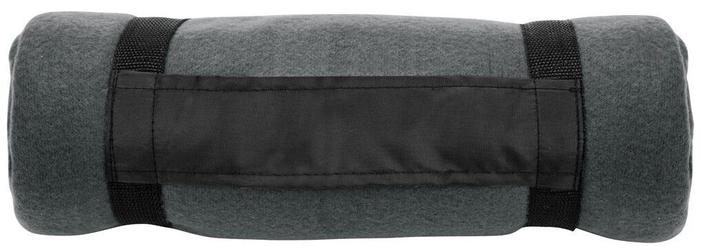 Плед «Нежность» флисовый, двухсторонний, 127 х 152 см, серо-синий