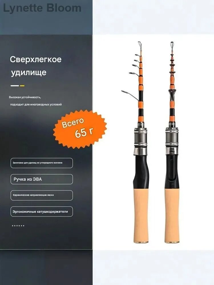 Удилище, рабочая длина: 150 см
