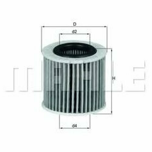 Фильтр масляный Knecht/Mahle ox416d1