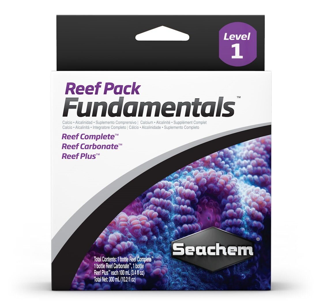 Комплекс препаратов Seachem Reef Pack: Fundamentals 3x 100мл