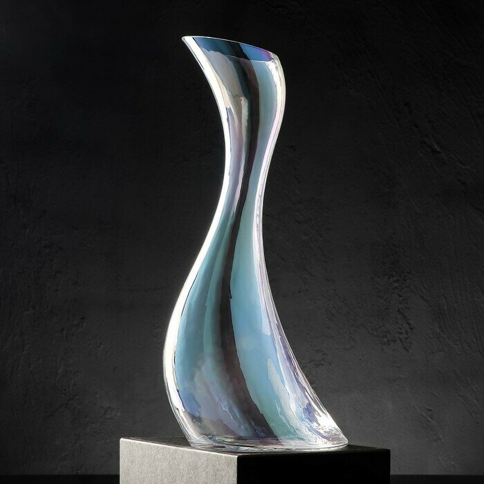 Декантер для вина "Иллюзия", 1000 мл, цвет перламутровый, графин стеклянный