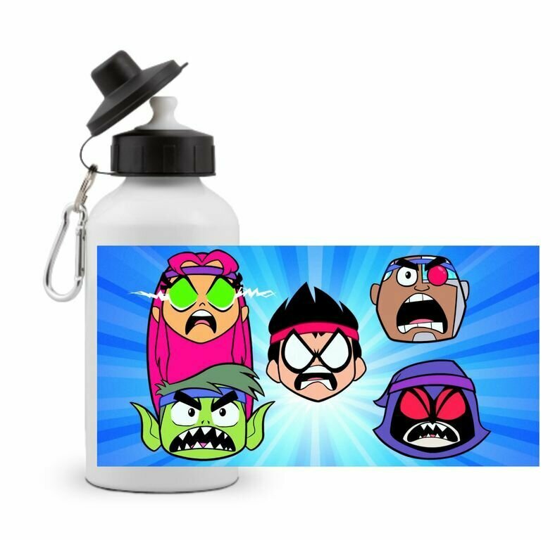 Спортивная бутылка Юные Титаны Вперёд, Teen Titans Go №13