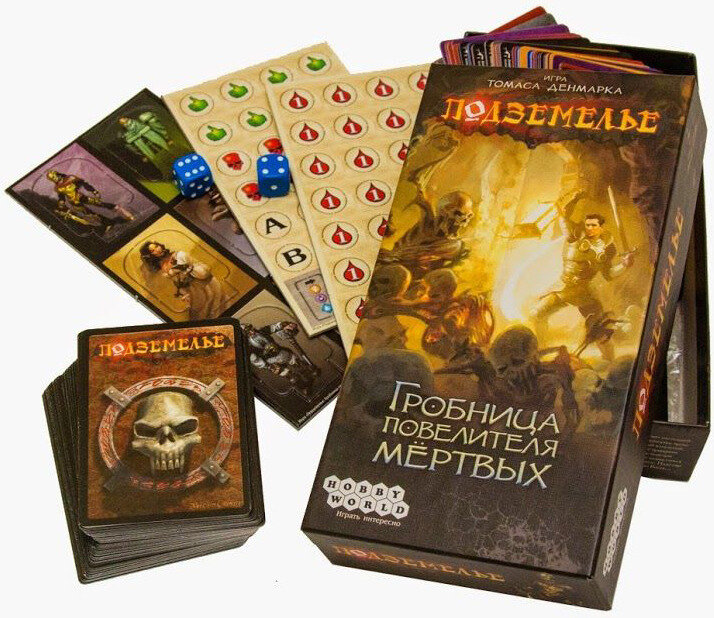 Настольная игра Подземелье Гробница повелителя мёртвых, Приключения, для 1-4 игроков , от 12 лет , Hobby World — фото 1