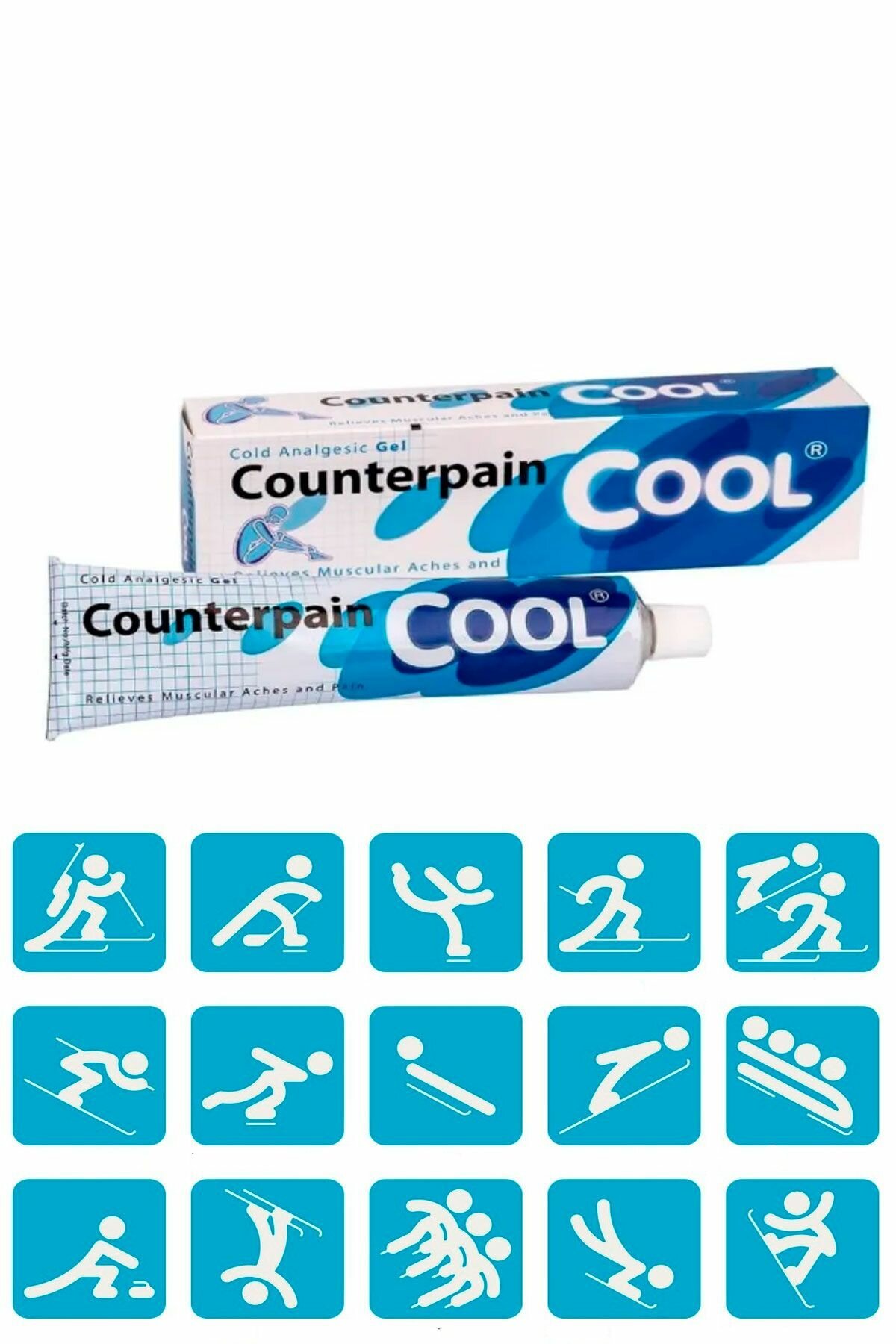 Охлаждающий гель-анальгетик, Counterpain 120 гр