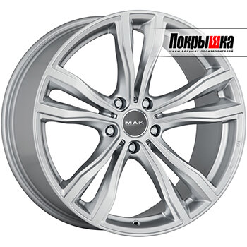 Диски литые MAK X-Mode (Silver) 9.0х19/5х120 D74.1 ET18.0