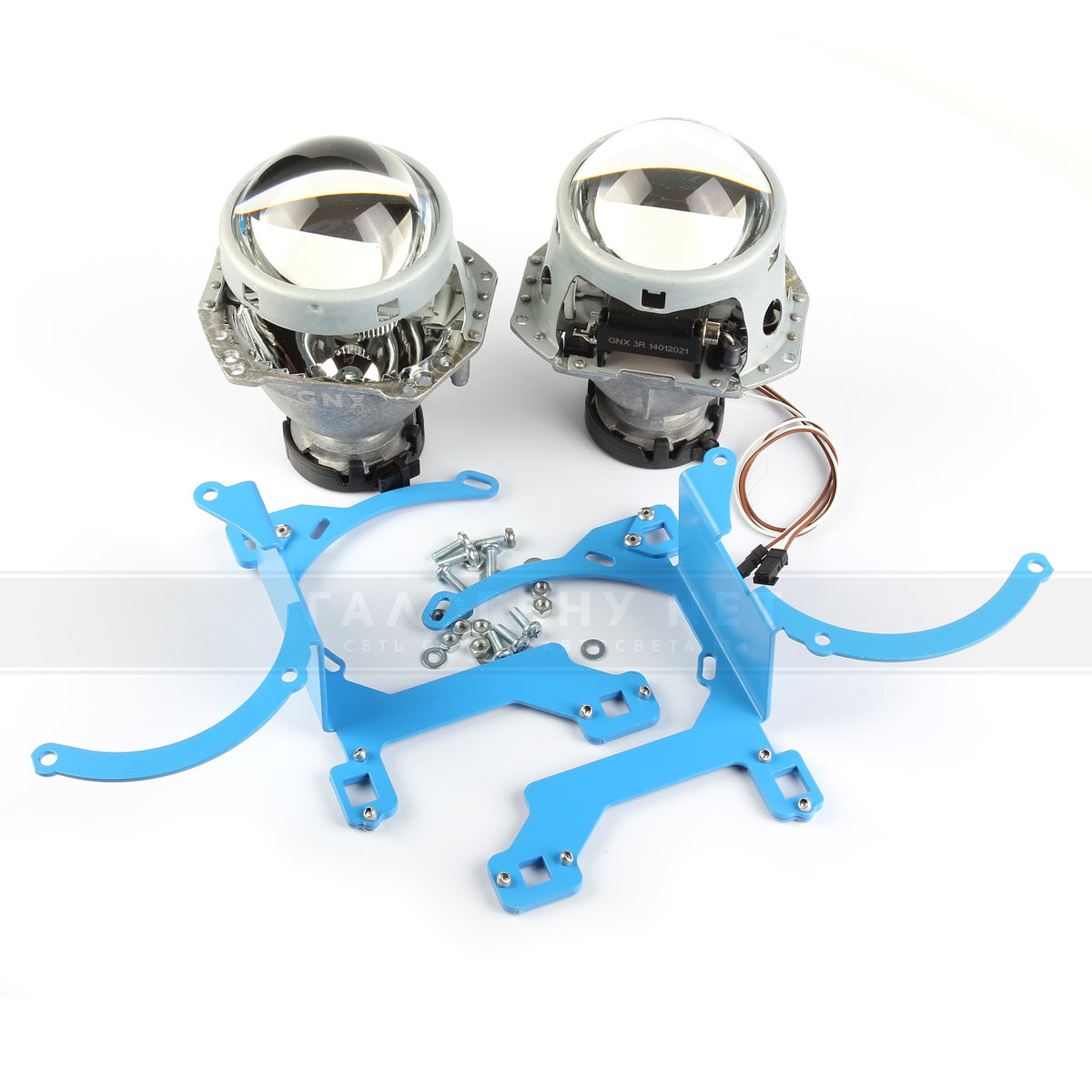 Би-линзы Hella 3R Clear для фар Subaru Tribeca B9 2007-2014 комплект биксеноновых линз 2 шт для автомобилей Субару Трибека