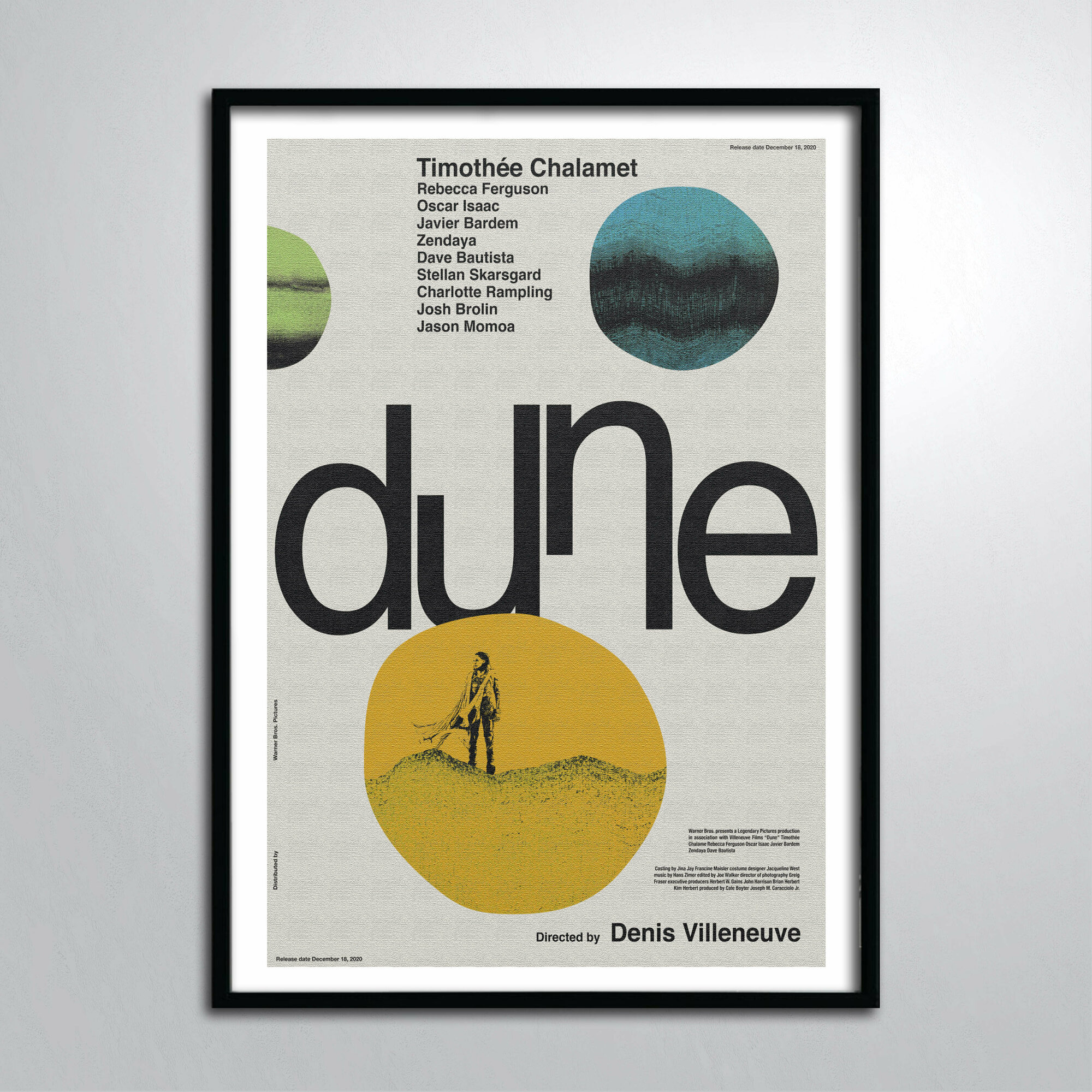 Постер без рамы/Дени Вильнёв Дюна Зендея Винтажный Плакат Dune: Part One