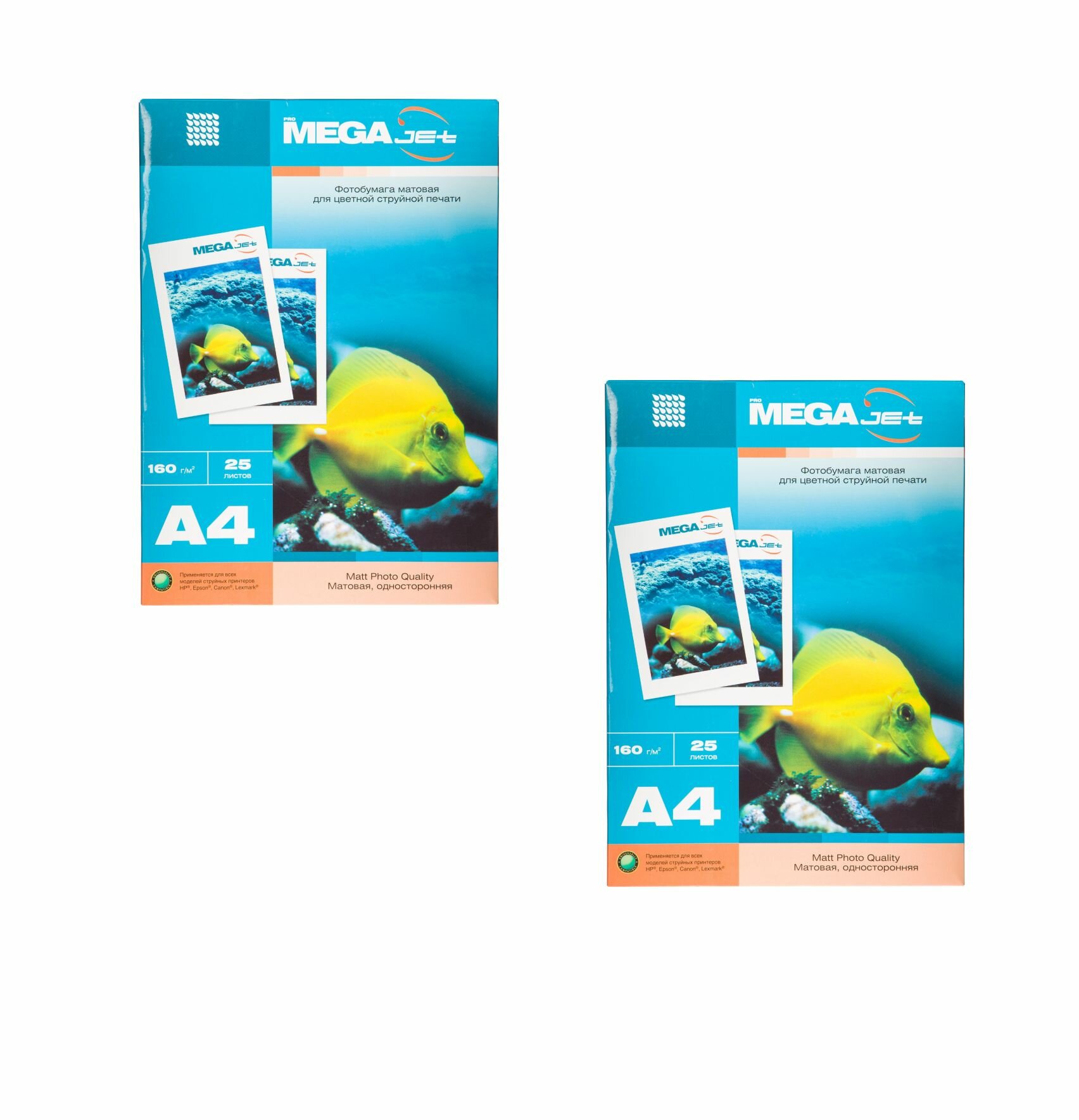 ProMega Фотобумага для цветной струйной печати, матовая, 25 л А4, 160 г , 2 уп