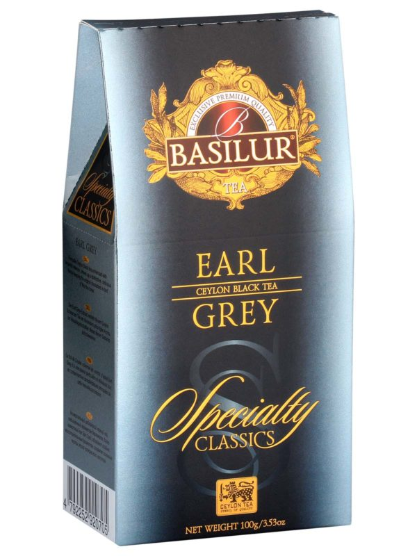 Чай черный BASILUR Избранная классика Earl Grey, листовой, 100г