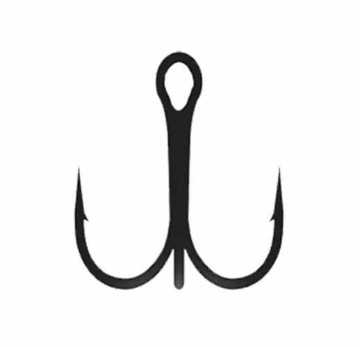 Крючки рыболовные тройные Dunaev 401 # 3/0 (4шт)