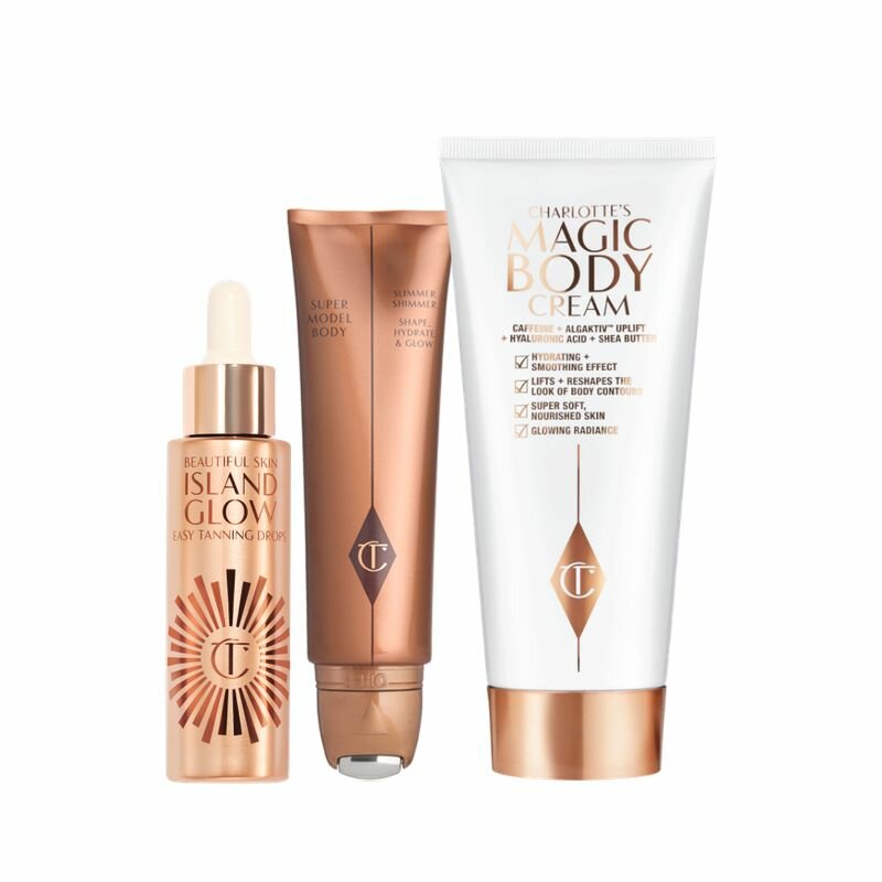 Charlotte Tilbury Набор декоративной косметики All-over Sun-Kissed Glow Trio (Fair to Medium)