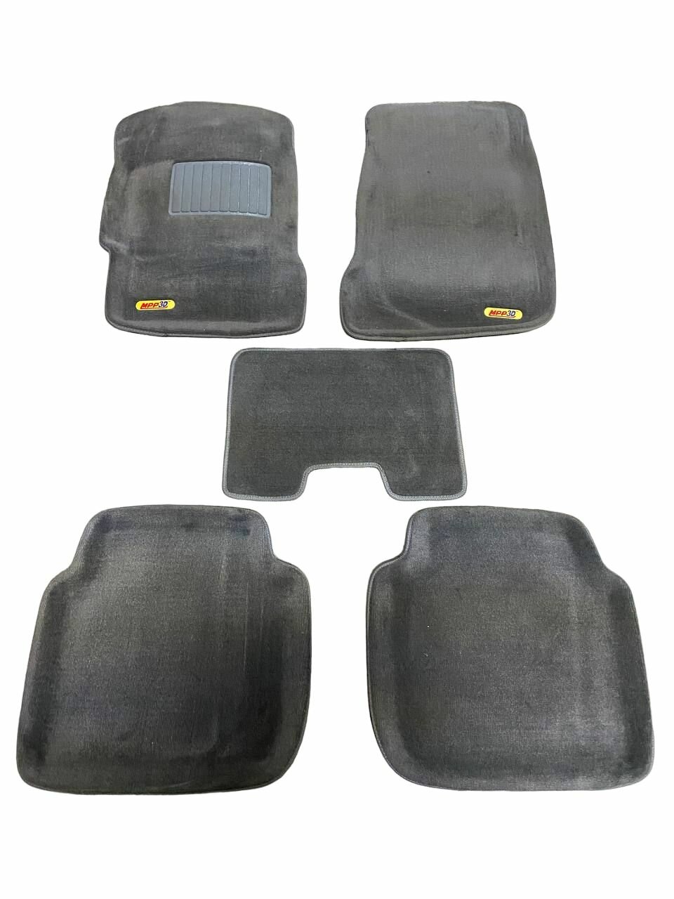 Коврики в машину для Honda / Хонда Accord VII 2002-2008 г. - V6, USA 3D серый