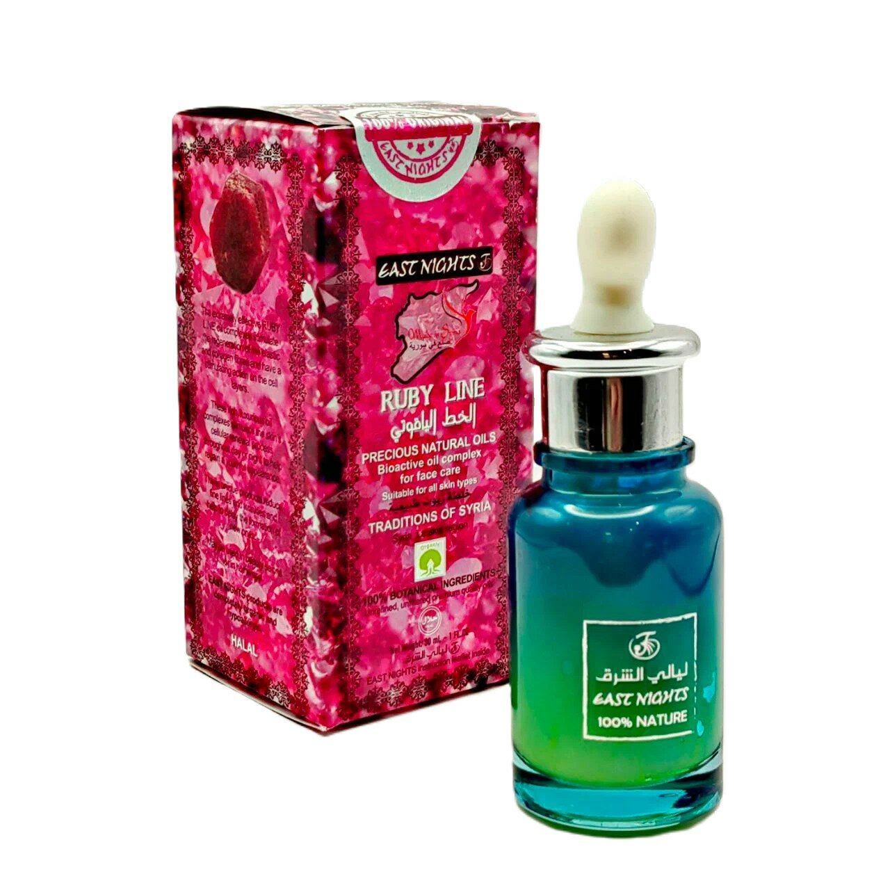 Масло для лица East Nights "Fadshr", омолаживающее, для всех типов кожи 30мл.