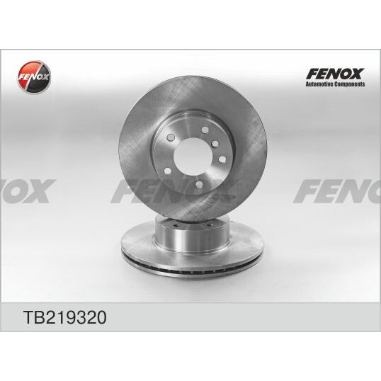 Диск тормозной для автомобиля Alfa Romeo BMW, FENOX TB219320 (2 шт.)