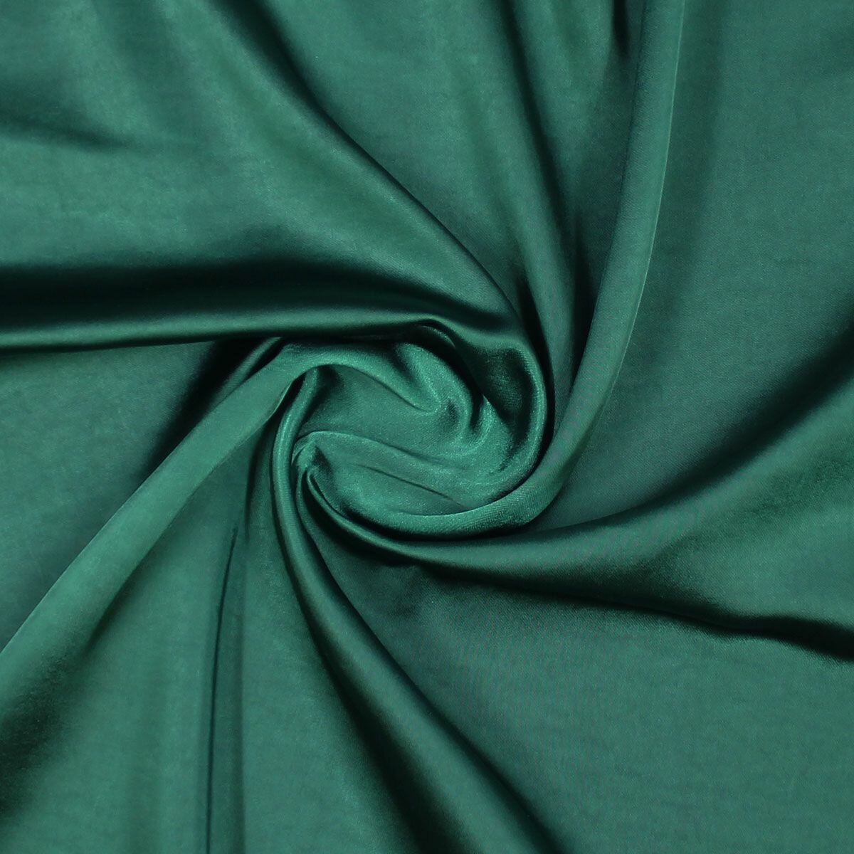 Ткань для шитья Ткани-100, атлас, плательная, 1.4x2 метра, изумрудная