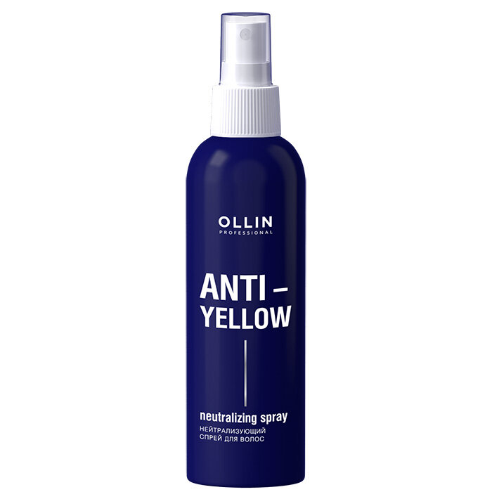 Ollin Professional Anti-Yellow Нейтрализующий спрей для волос 150мл