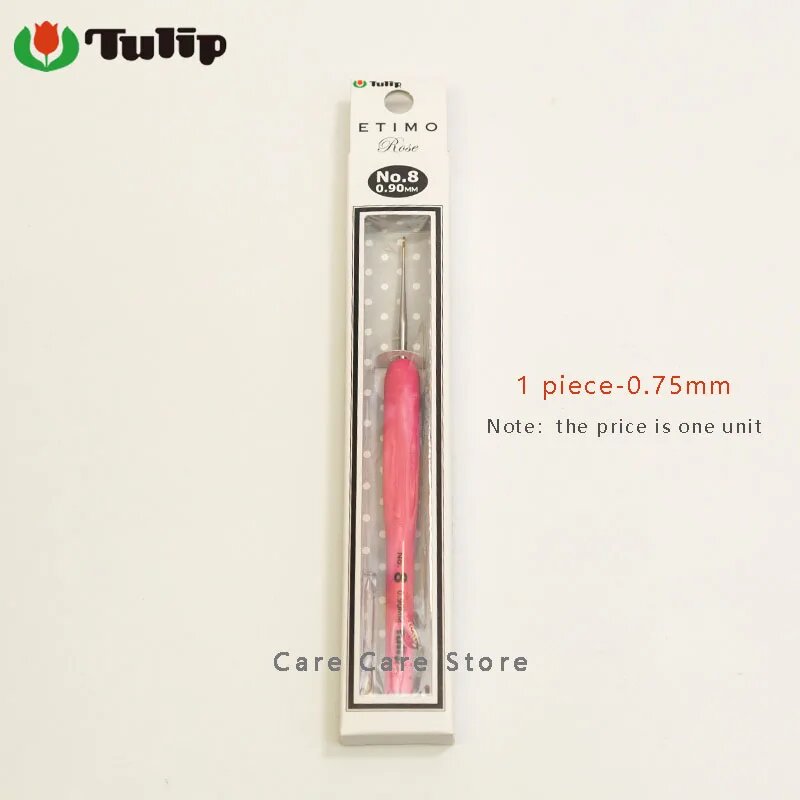 Крючок для вязания Tulip Etimo Rose 0.9mm