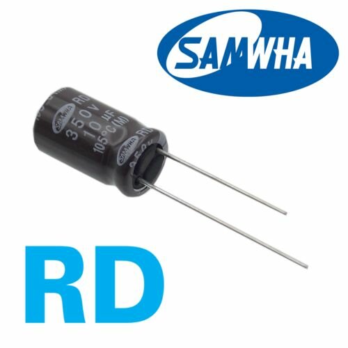 10мкФ 350В / RD / 10x16 / 105 С / конденсатор электролитический (1шт)