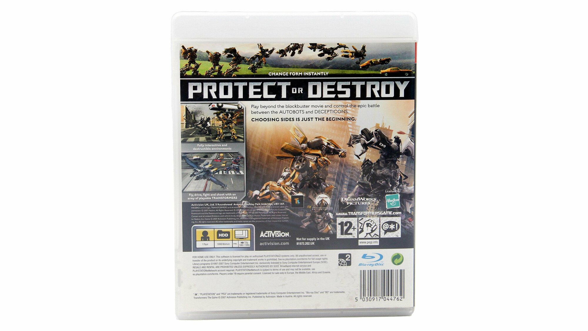 Transformers The Game (PS3) — фото 1