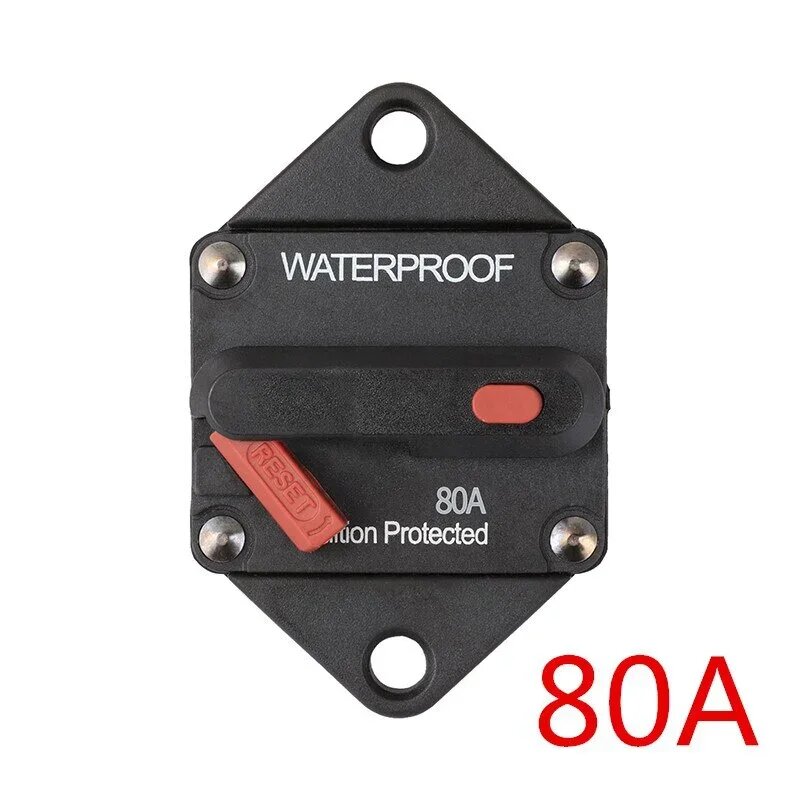 20-200A 12 В 48 В автомобильный аудиоусилитель автоматический выключатель фиолетовый/фиолетовый