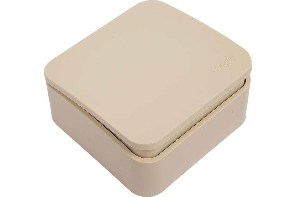 Blanca Переключатель одноклавишный открытой установки с изолирующей пластиной сх.6, 10А, Бежевый