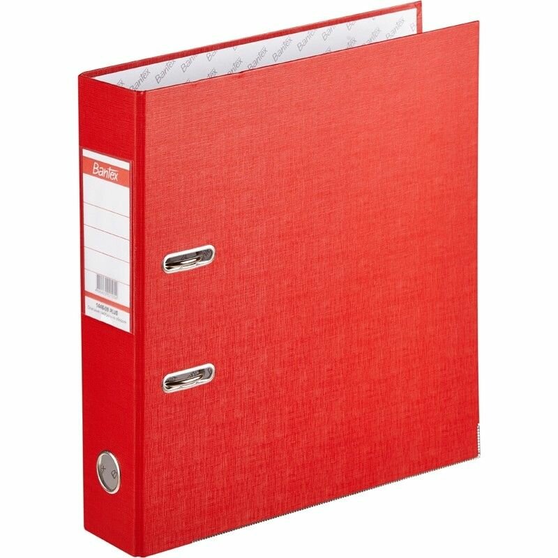 Регистратор BANTEX Economy PLUS 1446-09, 80мм, красный 218586