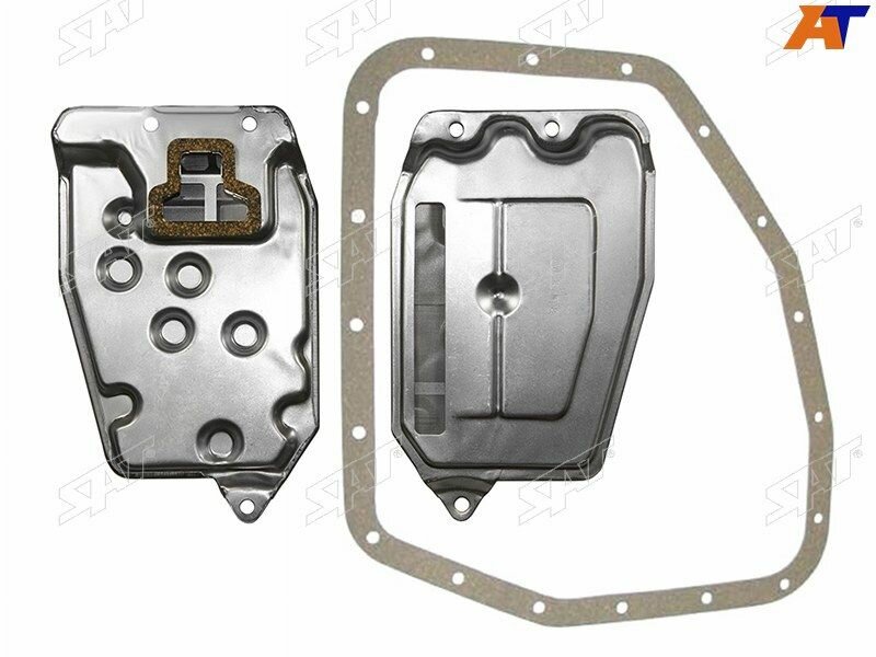 . SAT Фильтр АКПП для TOYOTA AVENSIS AZT25_ 03-08/COROLLA _ZE12_ 00-06 (с прокладкой)