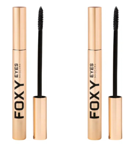 Тушь для ресниц Stellary с эффектом Лисьих глазок, тон 01 Черный, 9 мл, 2 шт