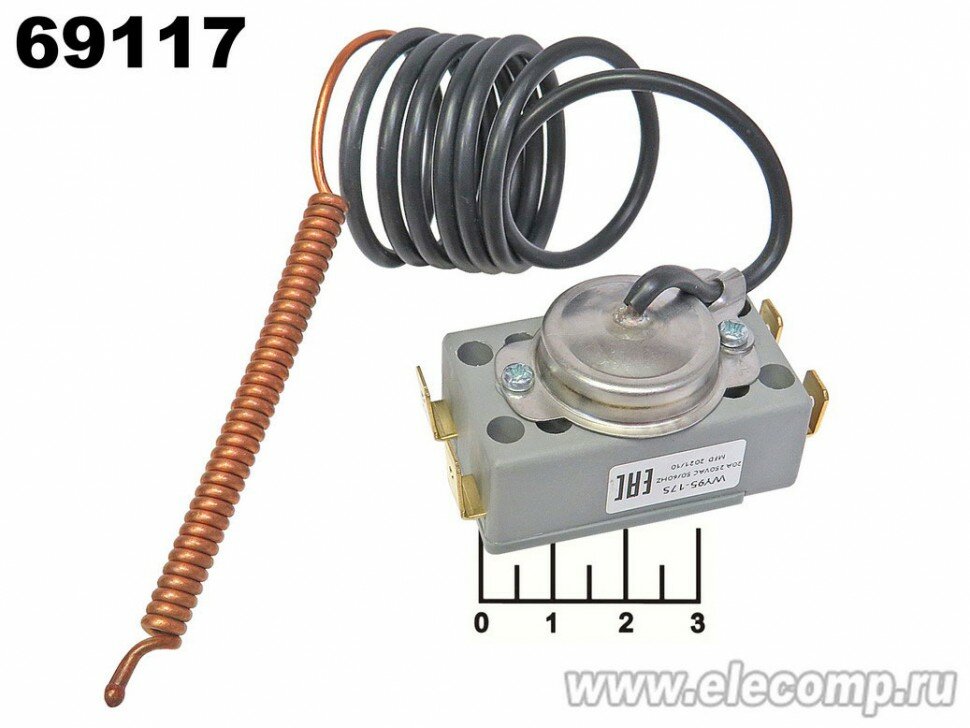 Термостат капиллярный защитный (+95C) SPC-F (181419)