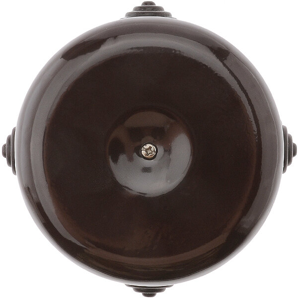 Коробка Retrika RR-09002 распаечная керамика с сальниками D=90мм Н=45мм IP20 коричневая (Кита