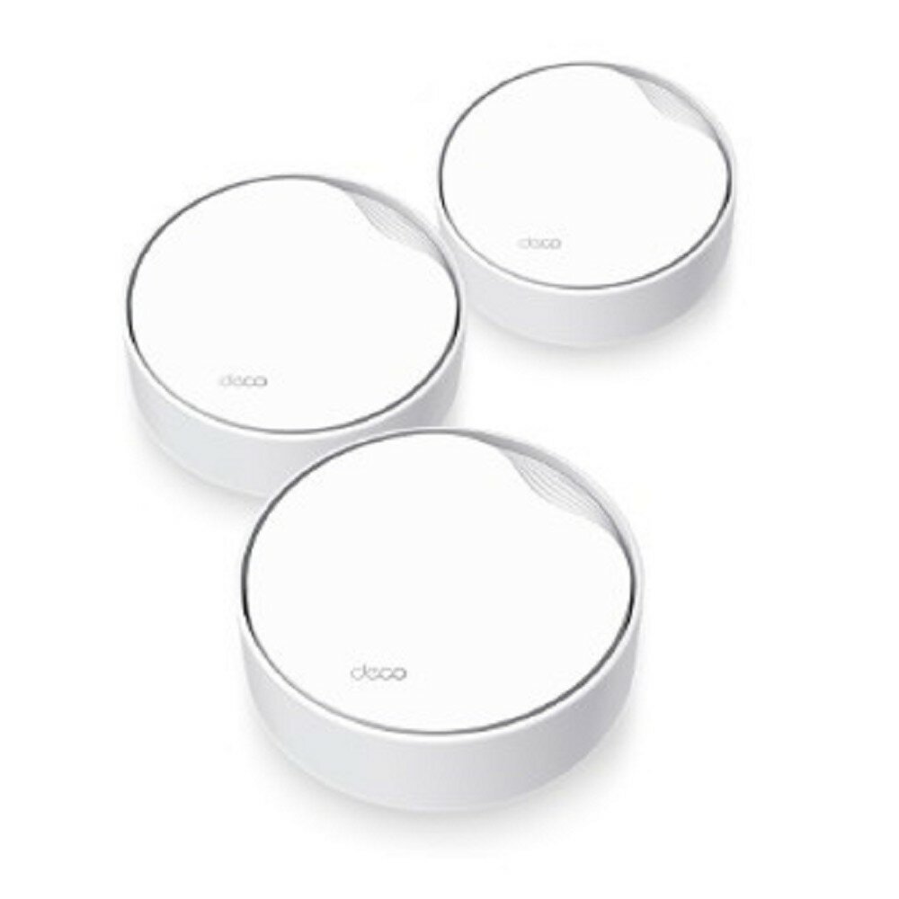 Mesh-Система TP-Link Deco X50-PoE (3-pack), AX3000, двухдиапазонная, 1xRJ45 1Гбит/с, 1xRJ45 2.5Гбит/с, PoE (комплект из 3шт)