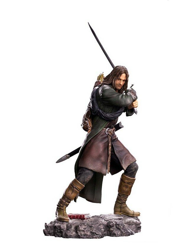 Коллекционная фигурка Iron studios 1/10 Lord of the Rings: Aragorn (Айрон Студиос Властелин колец: Арагорн, 18 см)