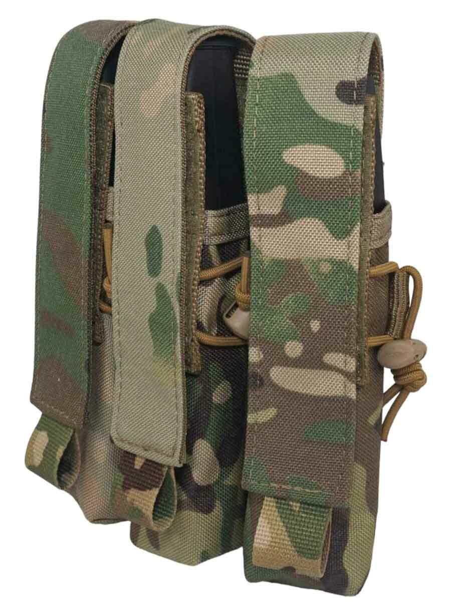 Подсумок для пистолетных магазинов Strike, ПП тройной, мультикам кордура