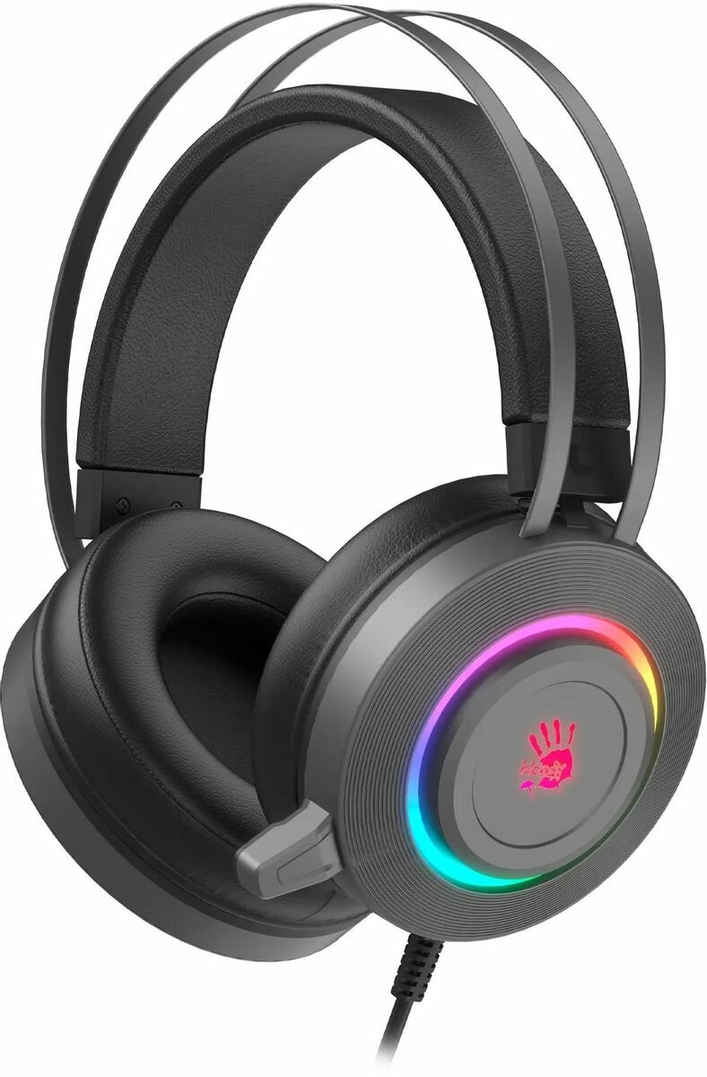Игровая гарнитура A4Tech Bloody G521S, проводная, с микрофоном, серая