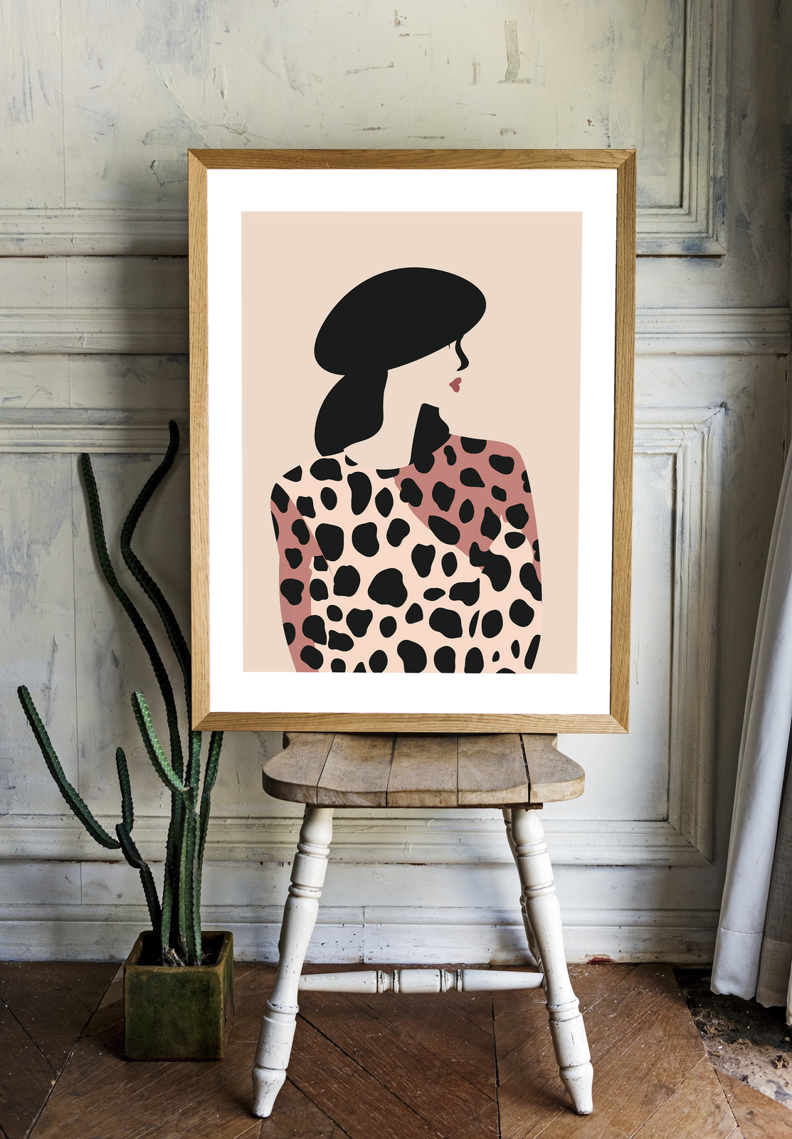 Постер "Французский шик" 40x50 см в подарочном тубусе