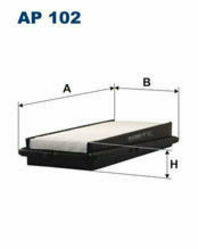 Воздушный фильтр Filtron AP102 Ac: PC612 ADH22221. Ford: 1137585. General Motors: 25069226. Honda: 17220PT2000