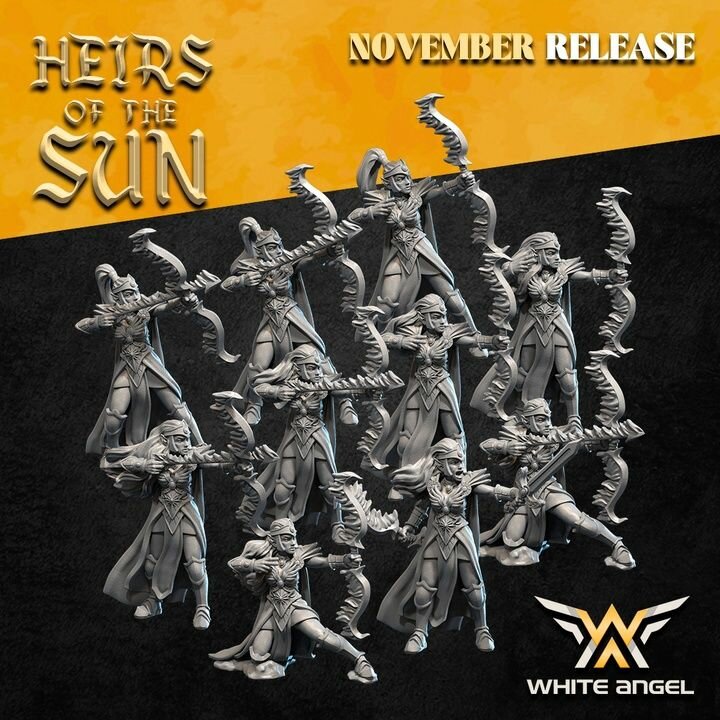 Миниатюра Warhammer High Elves Altos Sisters