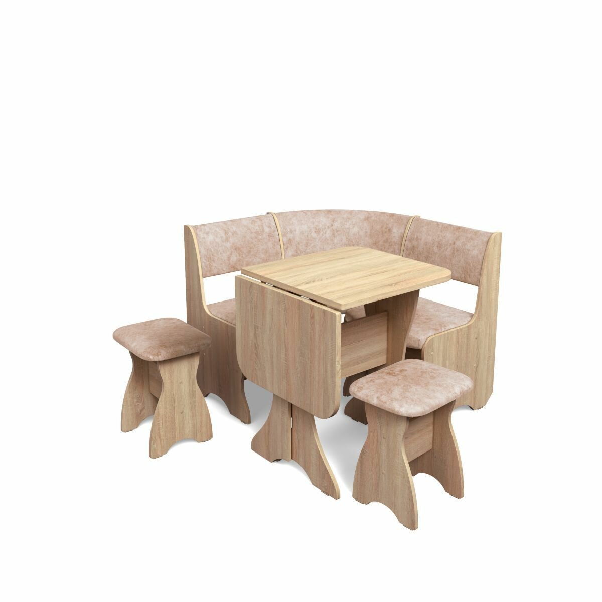 Кухонный уголок Таисия Мини Дуб Сонома/В. Латте