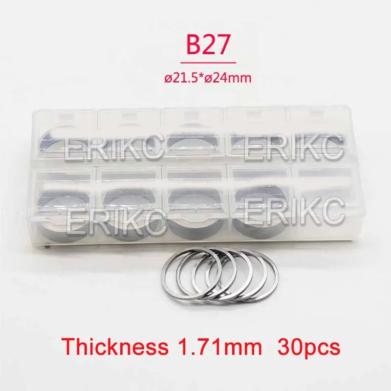 Шайбы B27 21.5*24 мм, 1.71 мм, 30шт