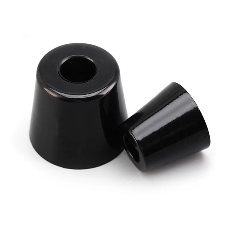 Черная коническая резиновая противоударная накладка, защита для пола, часть мебели, противоскользящие ножки для мебели, ножки для динамика, шкаф, кровать, стол, коробка