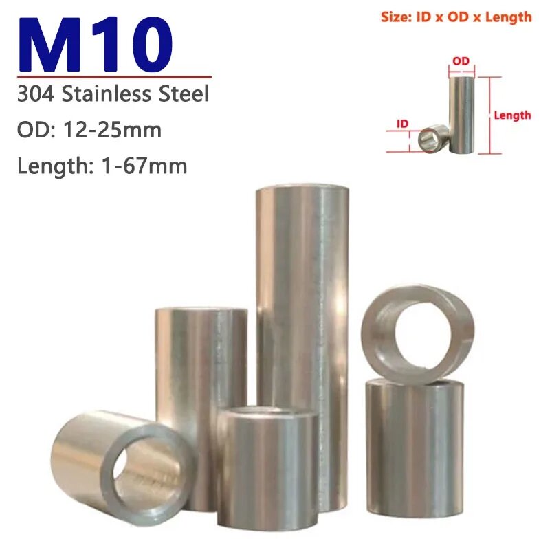 Шайбы из нержавеющей стали M10 10x16x7mm (5pcs)