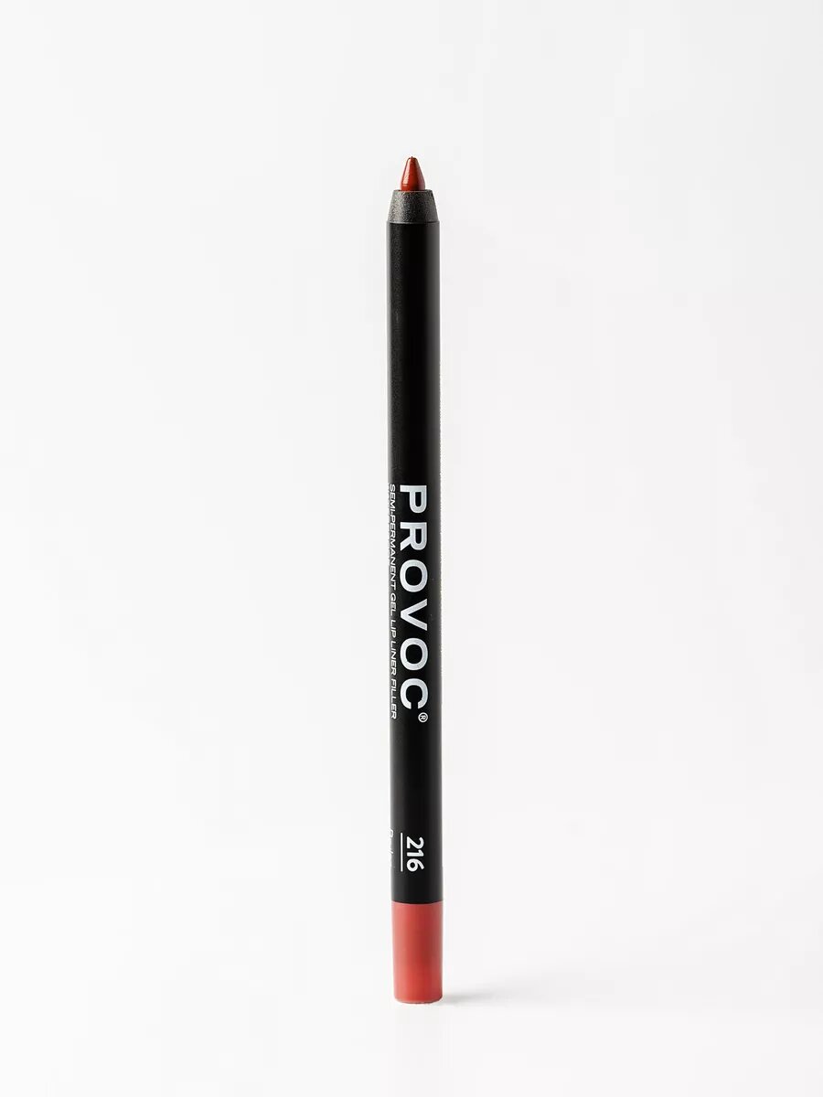 Provoc Gel Lip Liner Filler 216 Полуперманентный гелевый карандаш для губ (Смелый коричневый)