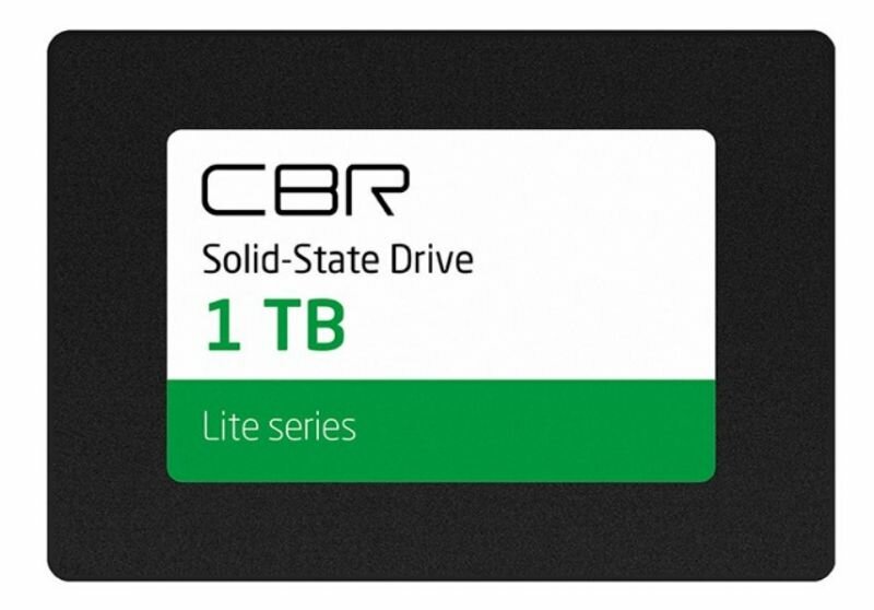 Внутренний SSD-диск CBR Внутренний SSD-накопитель 1024 GB SSD-001TB-2.5-LT22 серия "Lite"